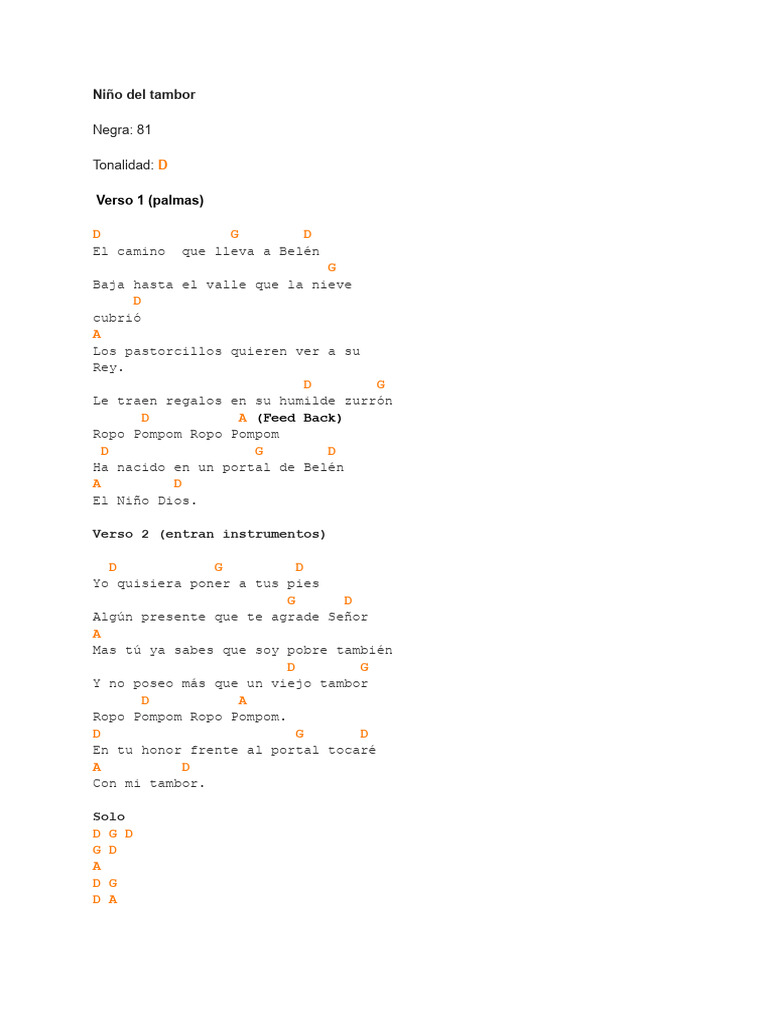 Niño Del Tambor ? | PDF