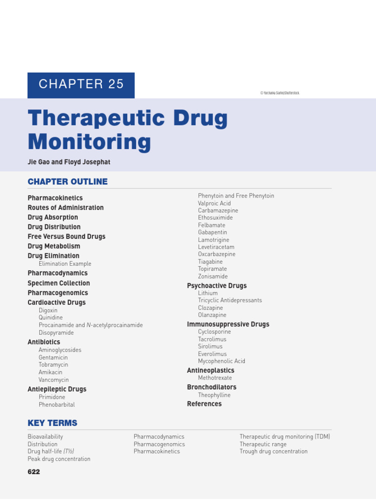 Drug Monitoring | PDF | Drug Metabolism | Pharmacokinetics
