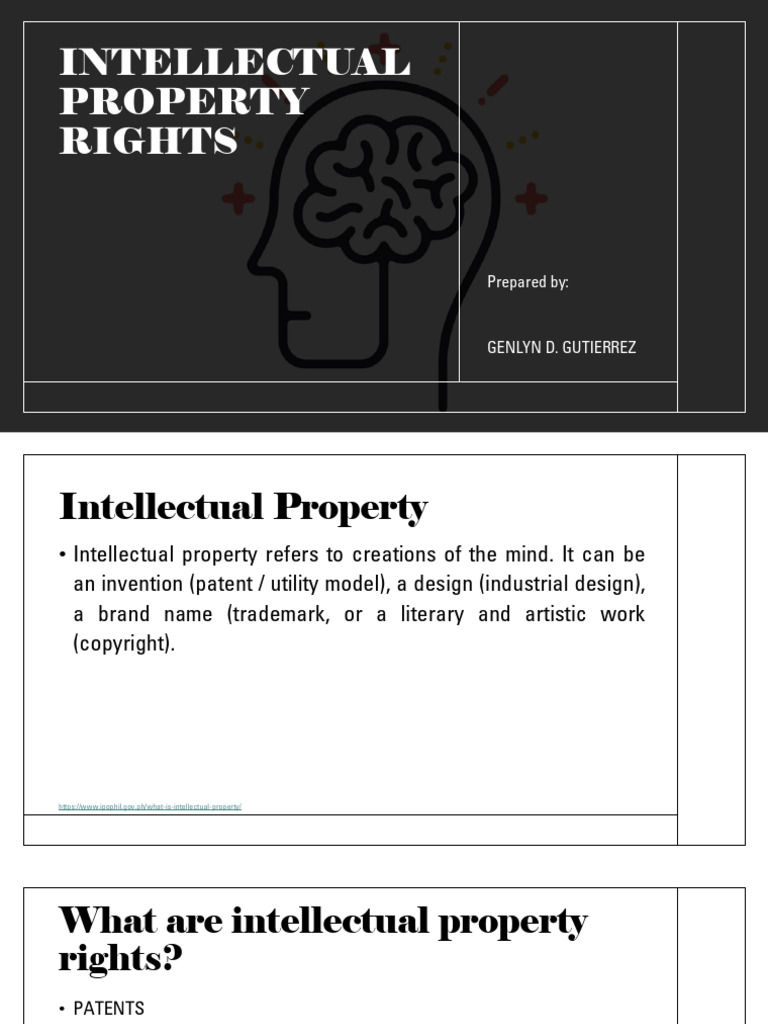 Intellectual Property Rights | PDF | Trademark | Patent