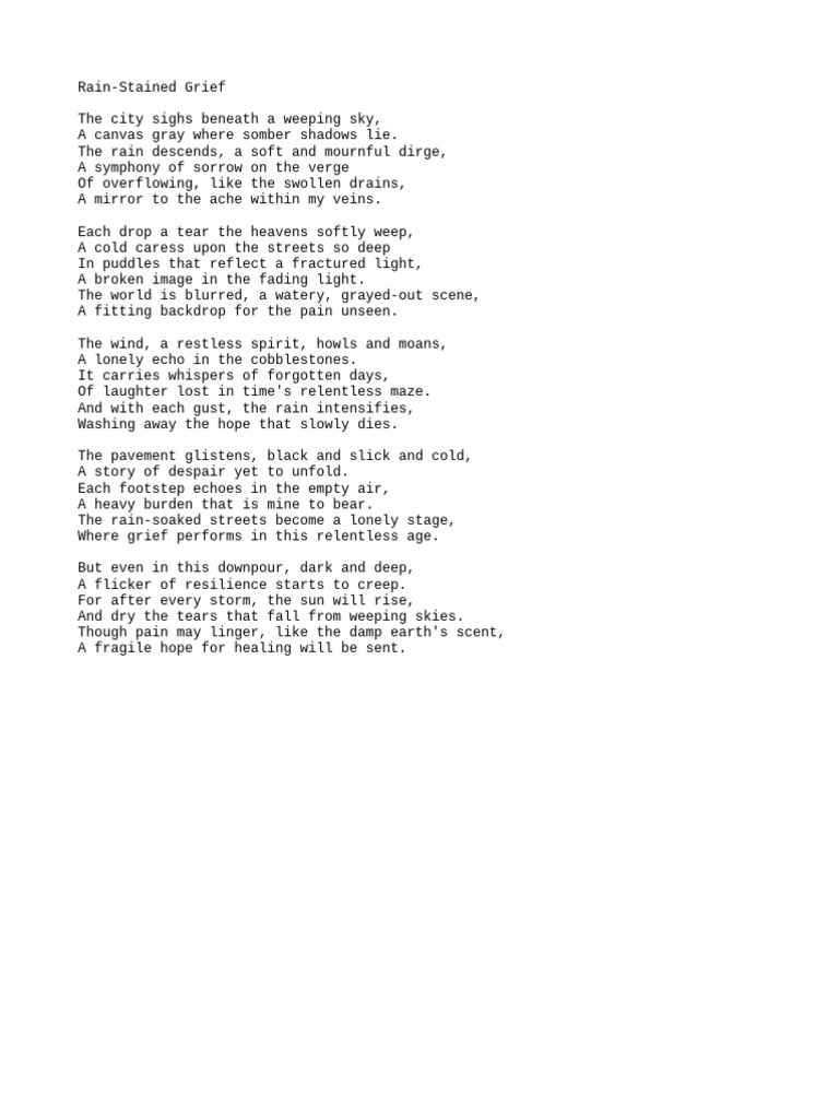 Pain and Rain 2 | PDF