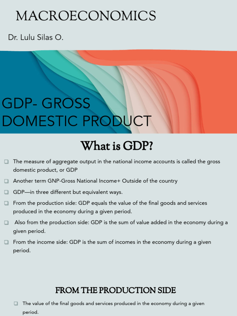 Understanding GDP and Economic Indicators | PDF | Cost Of Living ...