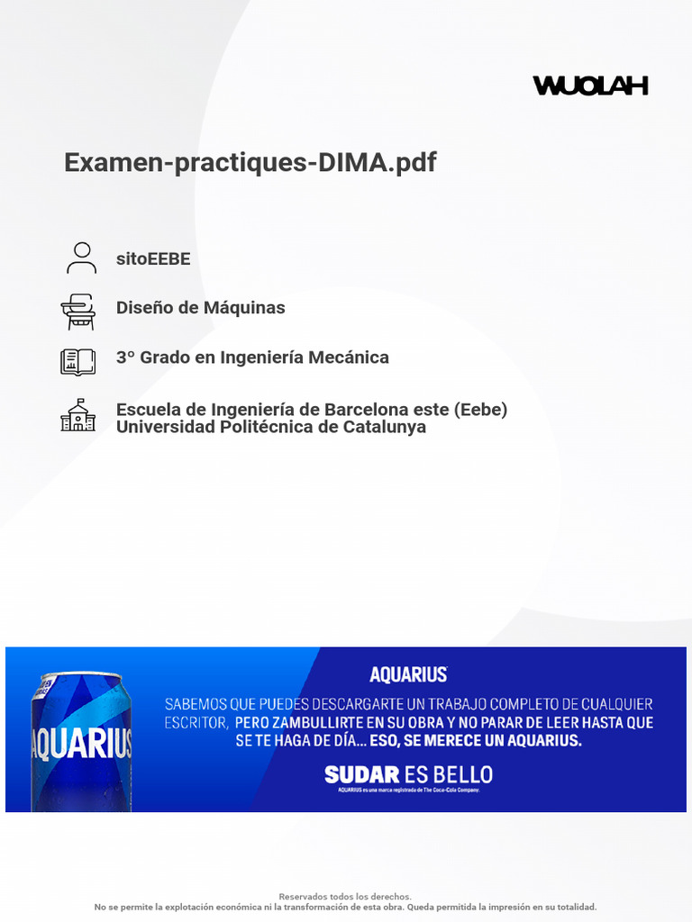 Wuolah Free Examen Practiques DIMA | PDF
