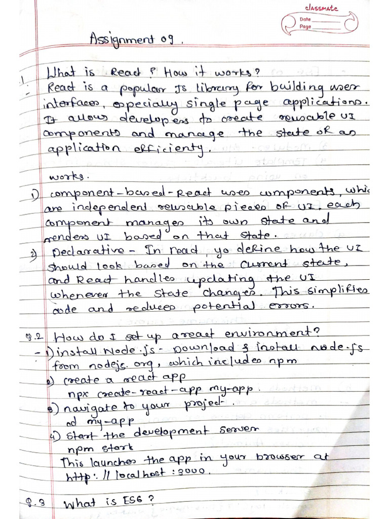 Assignment React | PDF