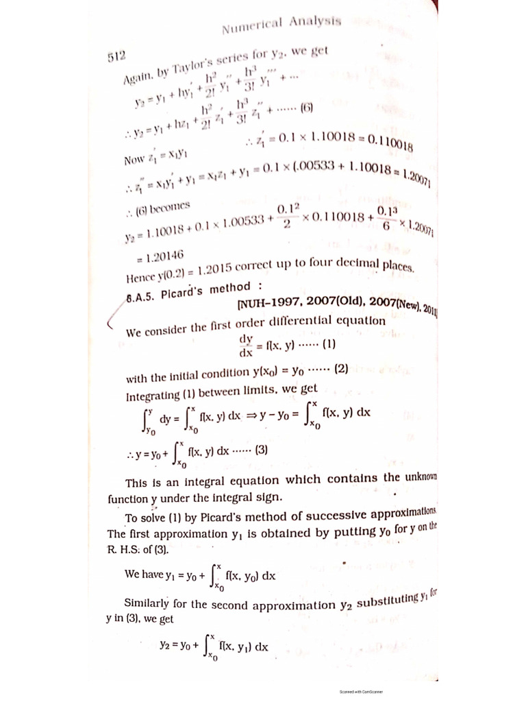 Advanced Numerical Analysis L-04 | PDF