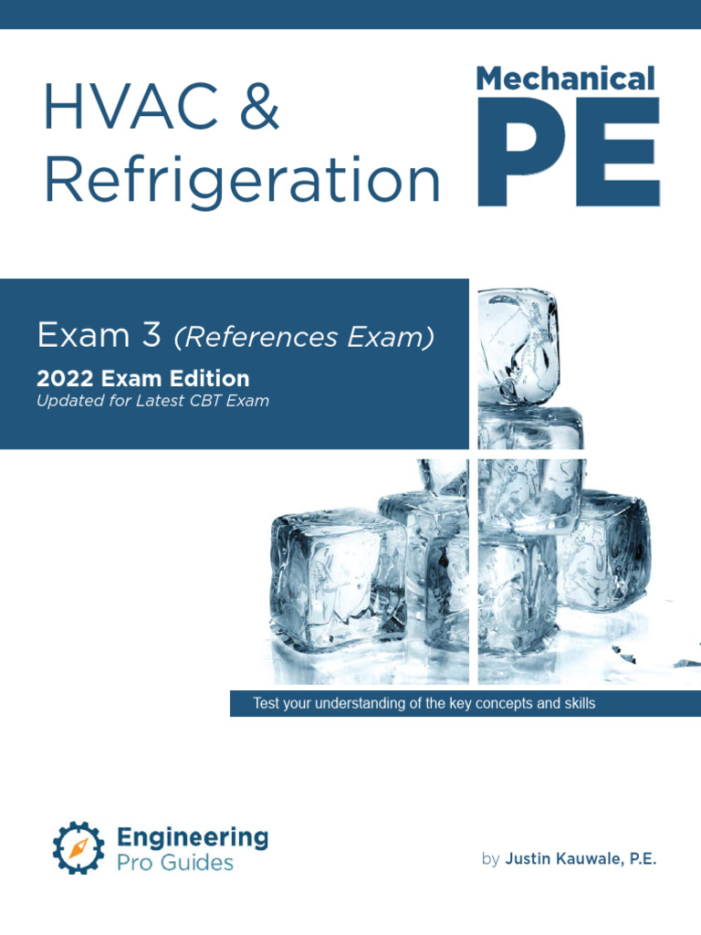 Hvac Reference Exam Sample | PDF | Pipe (Fluid Conveyance) | Duct (Flow)