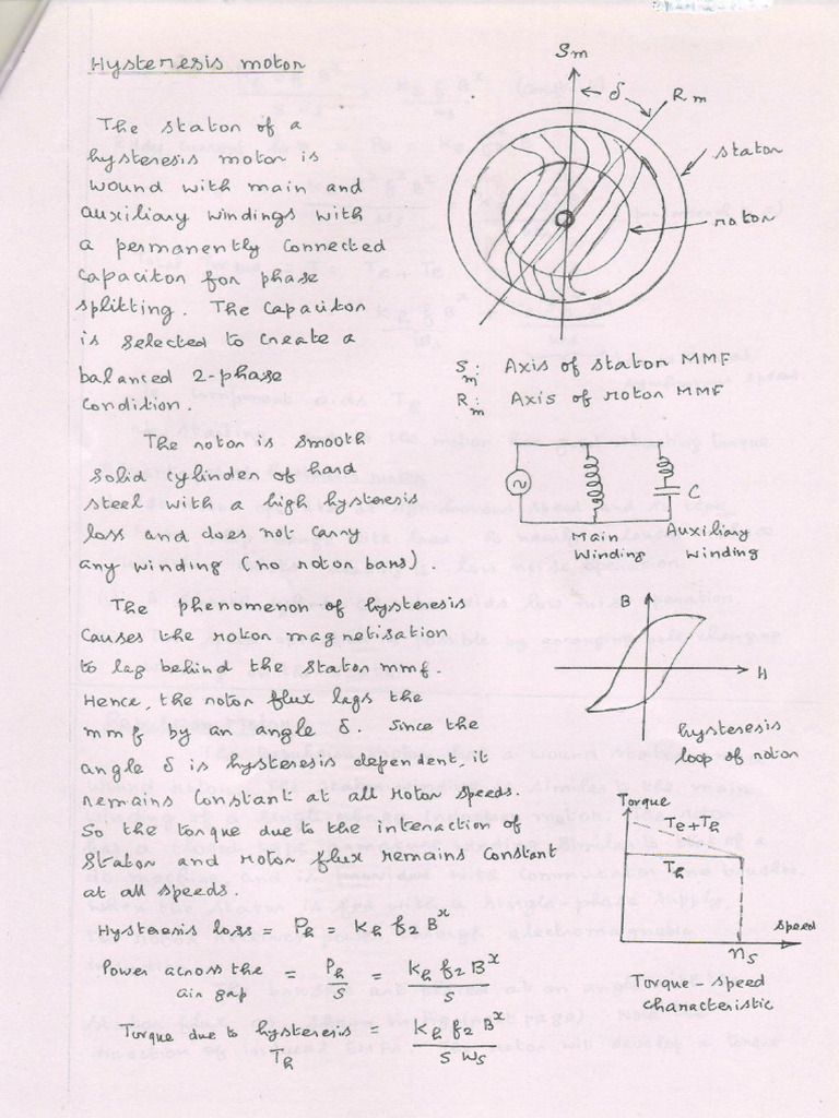 5 Hysteresis Motor 11 | PDF