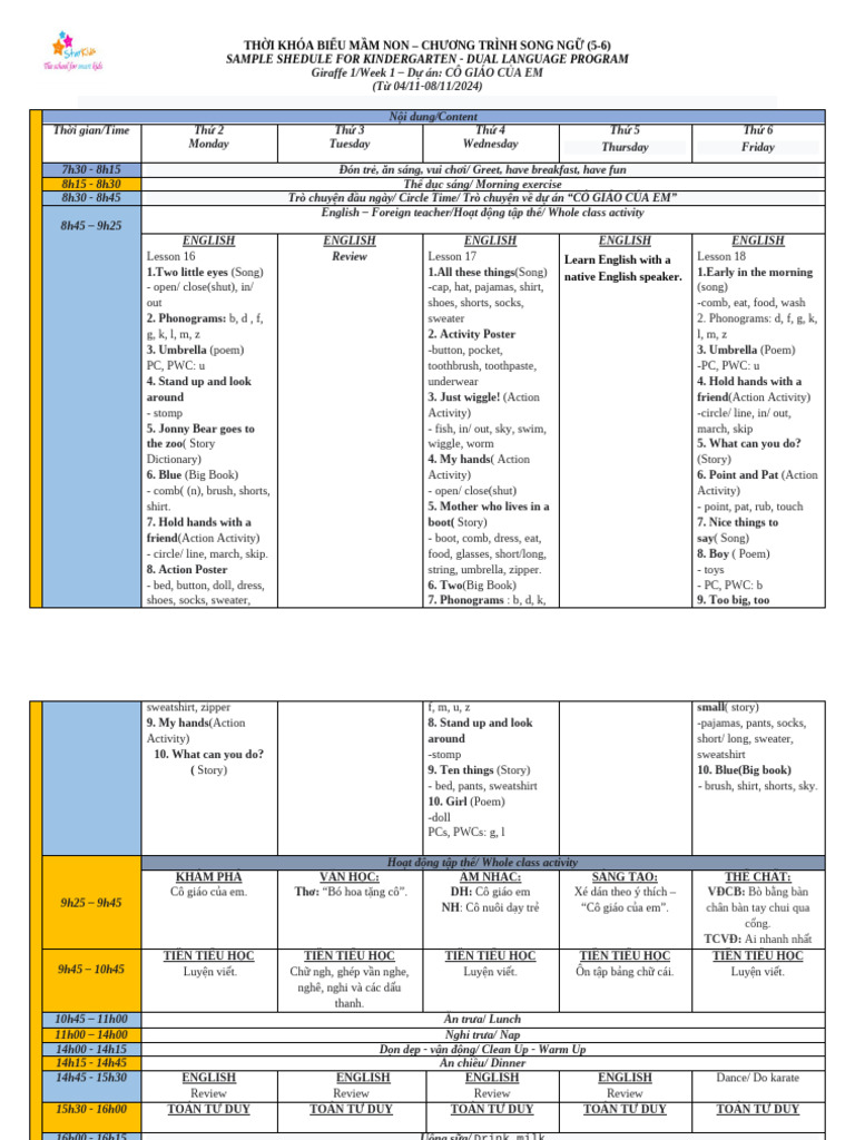 KH Giraffe 1.T1.11.2024 | PDF
