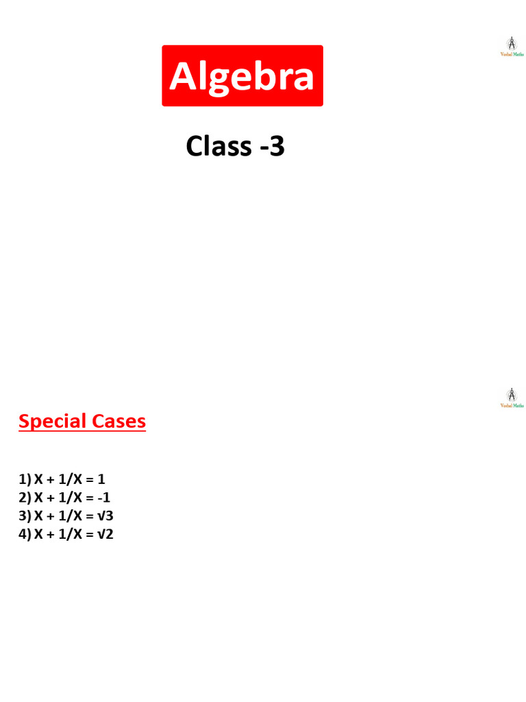 class-3 algebra Q | PDF