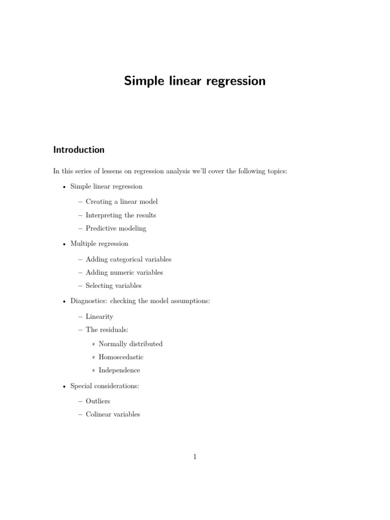 jl1DPGEQRai25HgJgc3J - Simple Linear Regression | PDF | Coefficient Of Determination | Errors ...