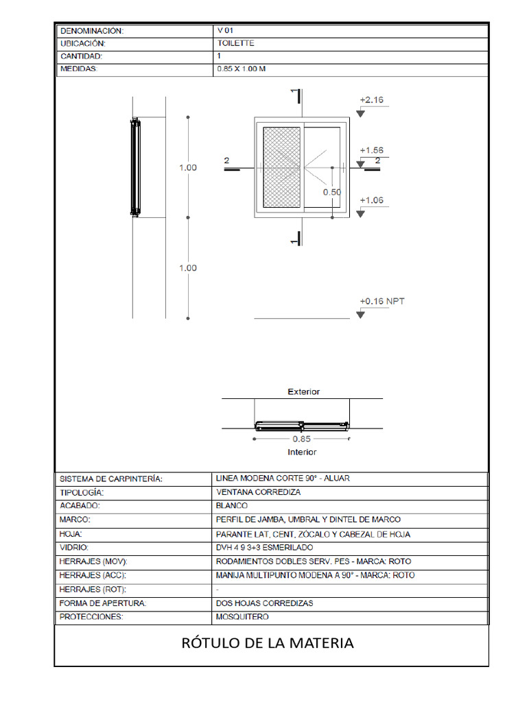 EJEMPLO PLANILLA CARPINTERIA A4 | PDF