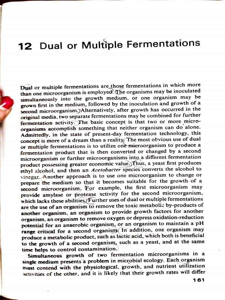 Dual or Multiple Fermentation | PDF | Fermentation | Microorganism