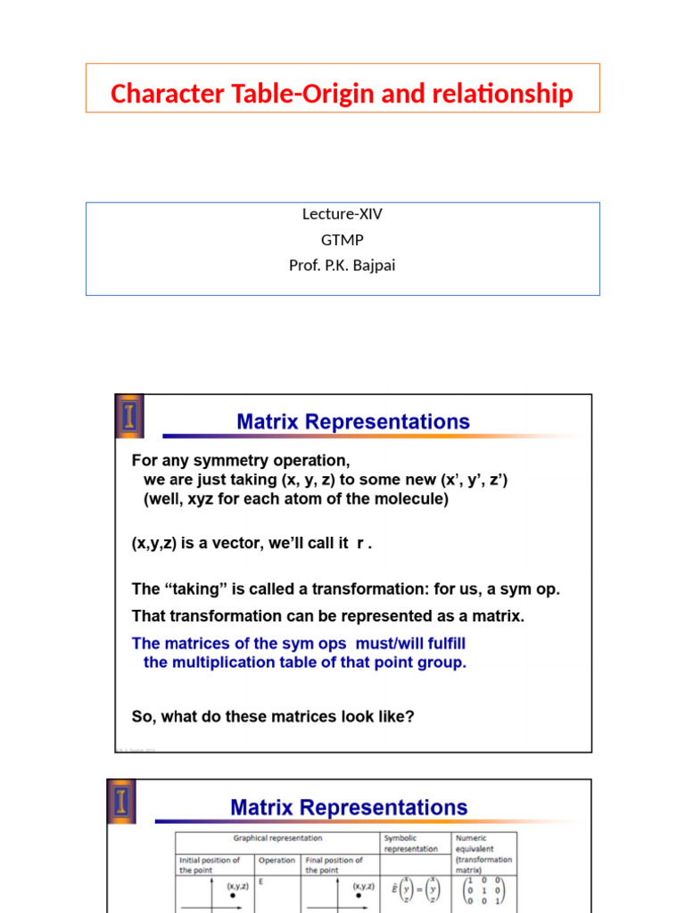 Lecture XIV GTMP | PDF