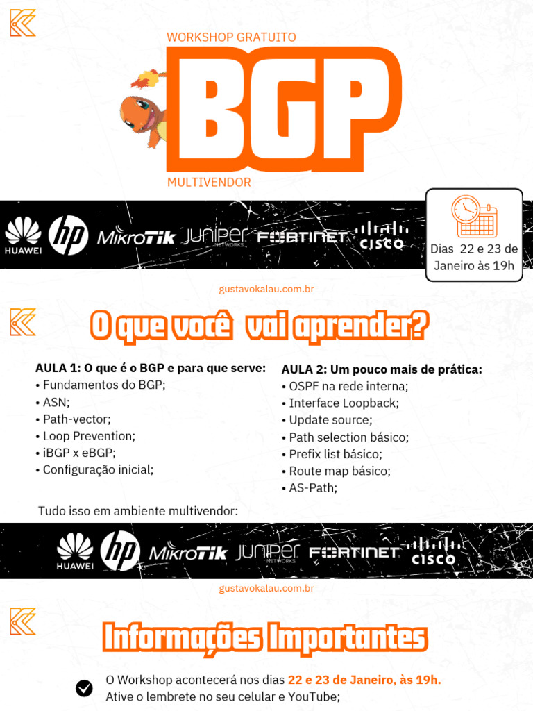 Guia Workshop BGP Multivendor | PDF | Rede de computadores | Informática