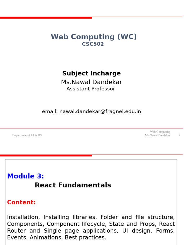 WC_Module 3 | PDF | World Wide Web | Internet & Web