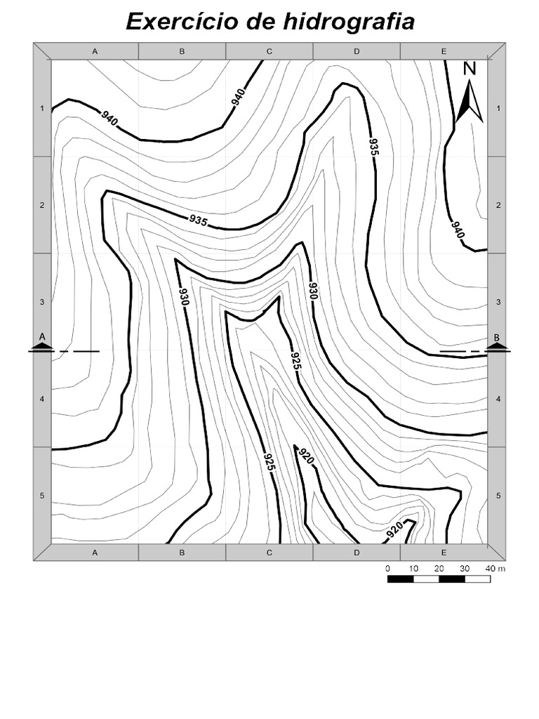2024.1 TOPO Ex3 Hipsometria Perfis | PDF