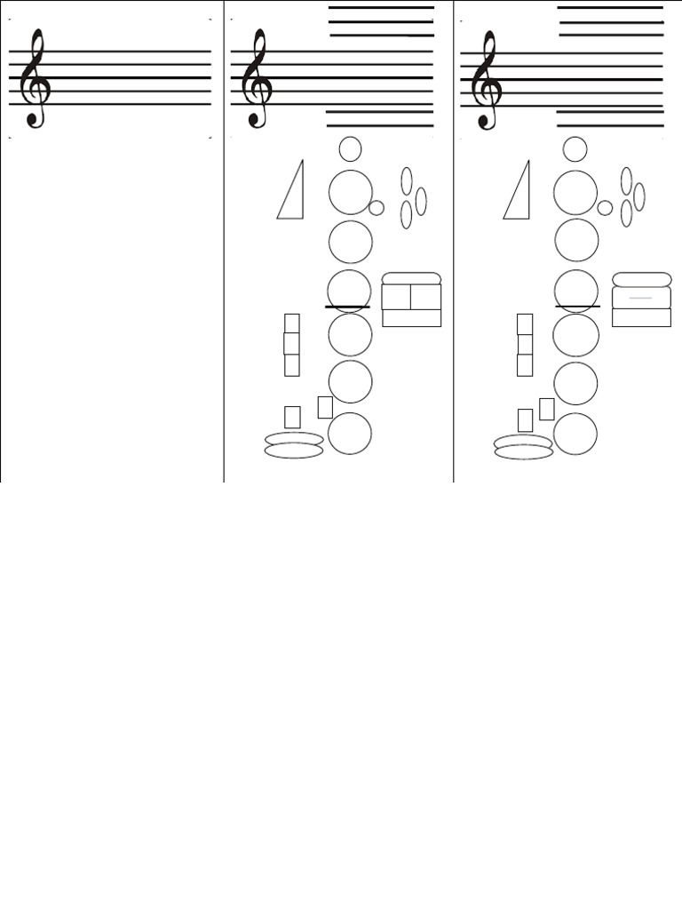 Notas Del Saxofon 1 | PDF