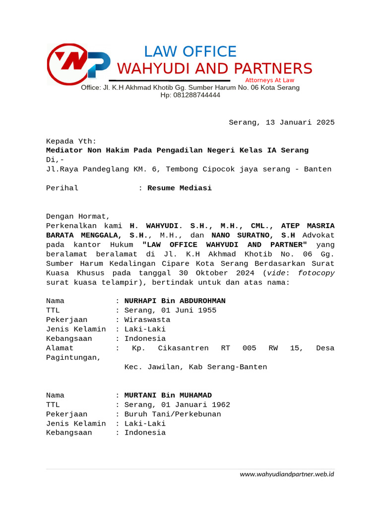 Resume Mediasi | PDF