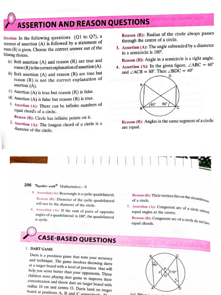 Class Ix Circle | PDF