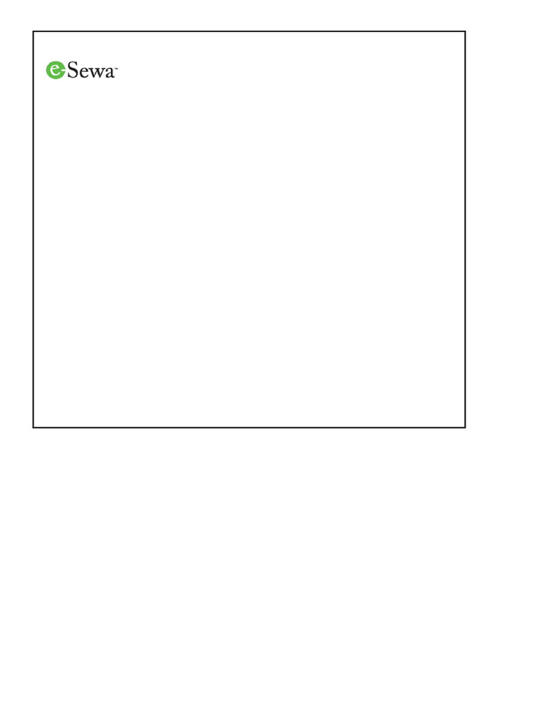 Nepal Bank Government Payment - ESewa 2024-03-19 | PDF