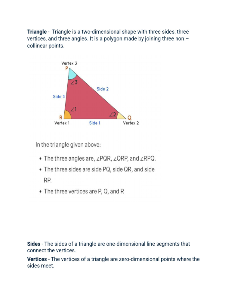 Understanding Triangle Properties and Area | PDF