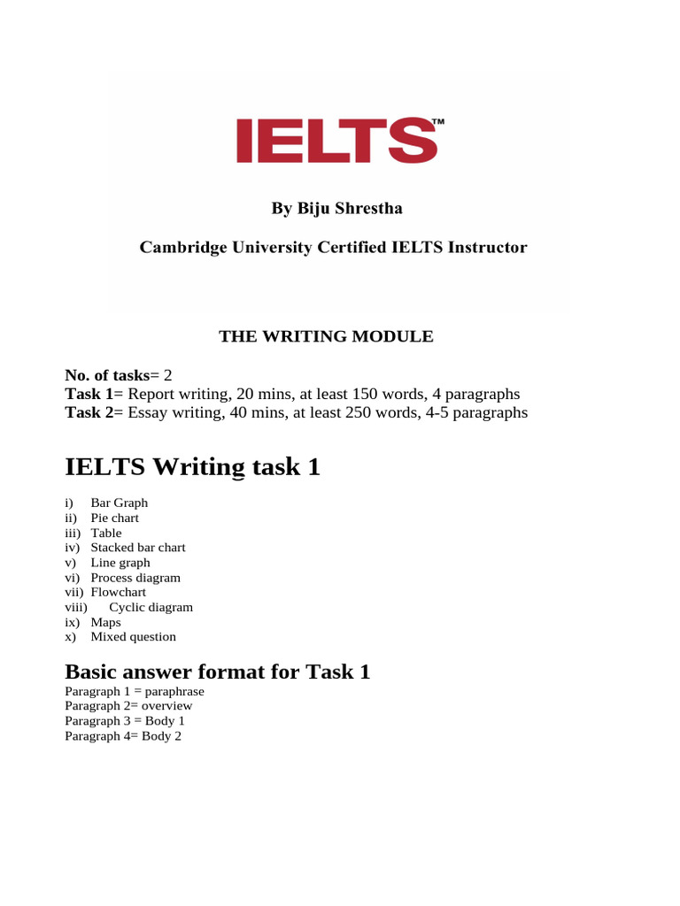 IELTS Task 1 | PDF | Frog | Fat