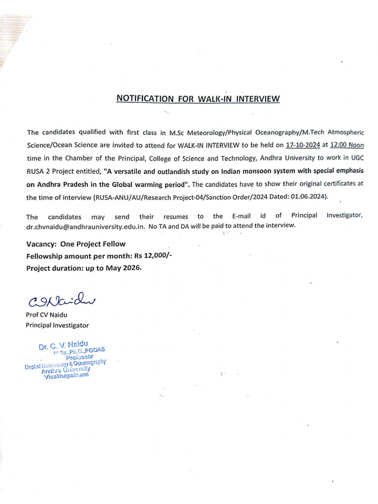 Walk Interview Metro 03 10 2024 | PDF