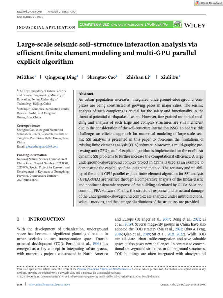 Soil-Structure Interaction Dynamic Seismic Load Multi-Storey Building Finite Element Method ...