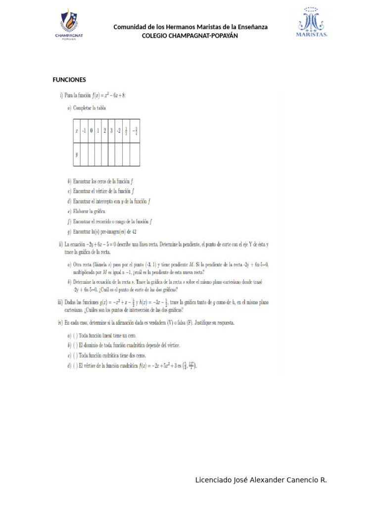 TALLER DE FUNCIONES Y PROBABILIDAD CONDICIONAL | PDF
