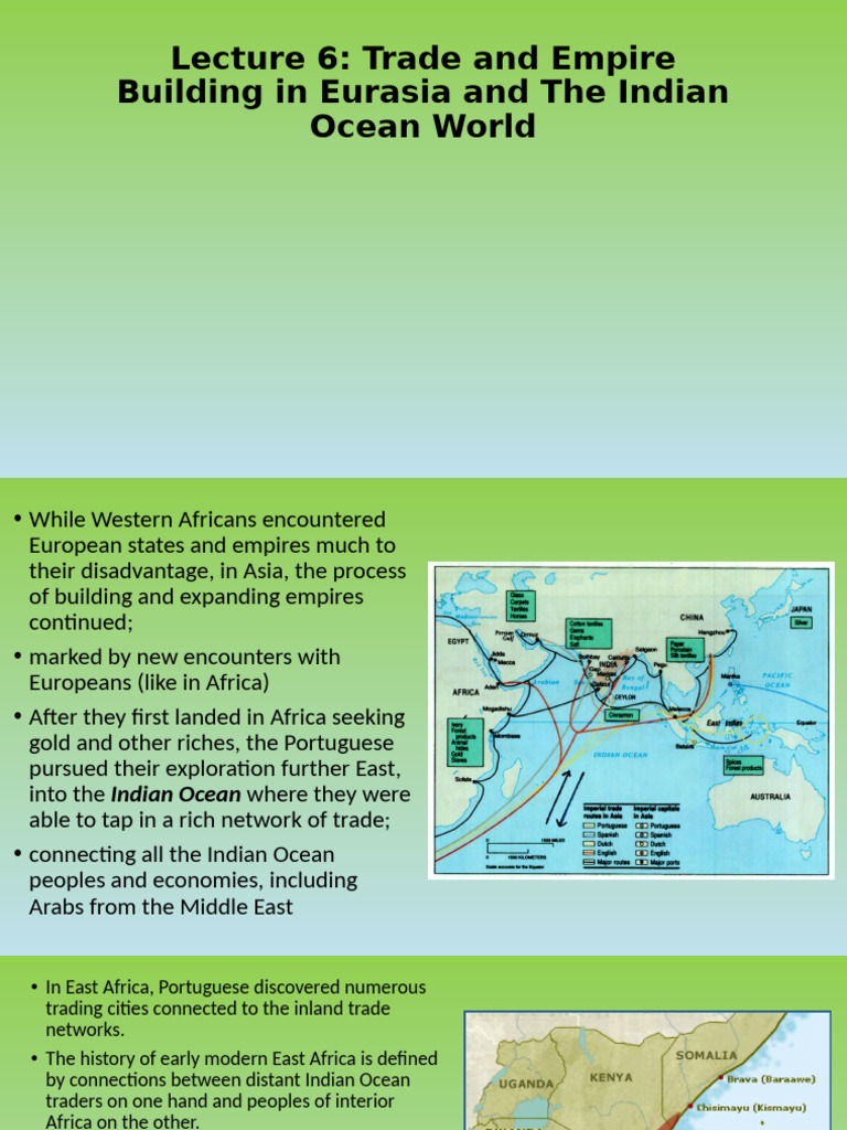 Lecture 6. Trade and Empire Building Indian Ocean China | PDF | Qing ...