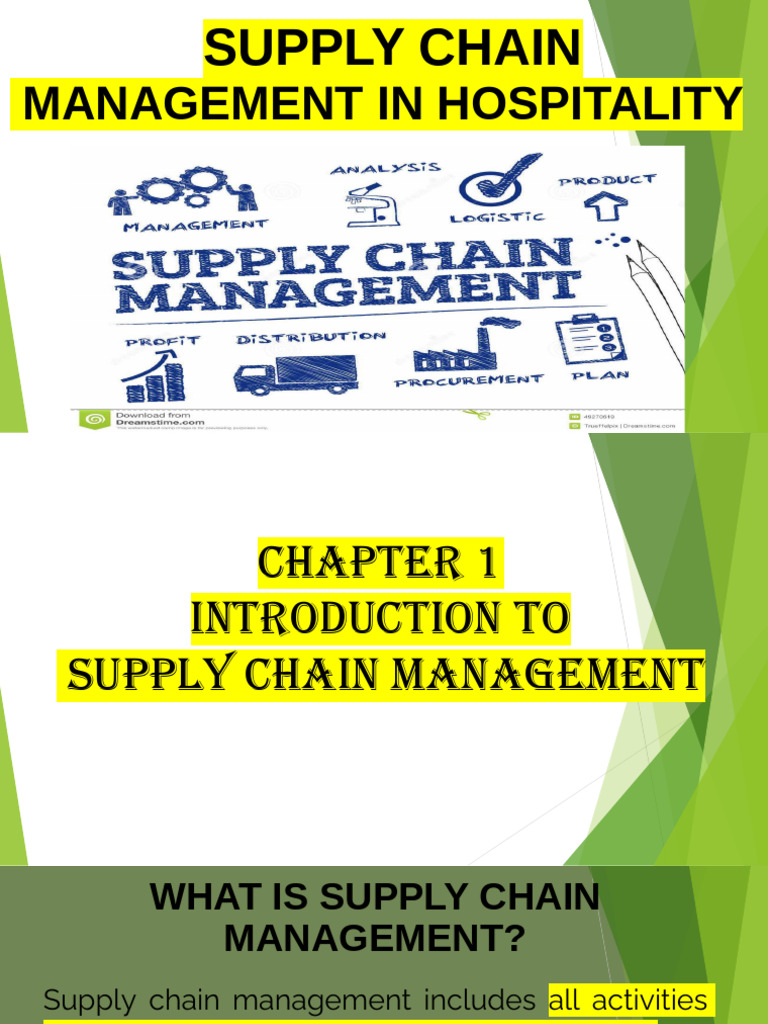 Supply Chain Management in Hospitality | PDF | Supply Chain | Supply ...