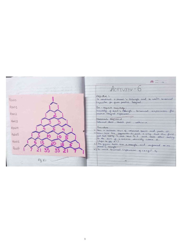 Maths Practical File | PDF