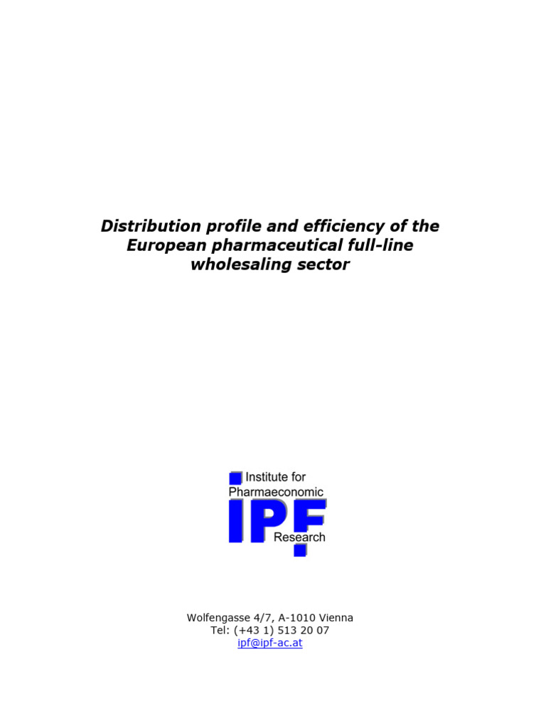 GIRP-IPF_study_2011 | PDF | Pharmacy | Pharmacist