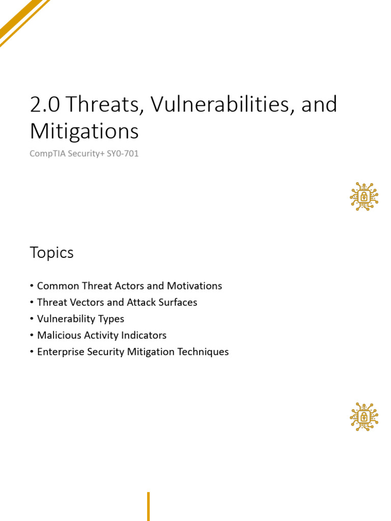 SY0-071-Module 2 Powerpoint Slides | PDF | Phishing | Malware