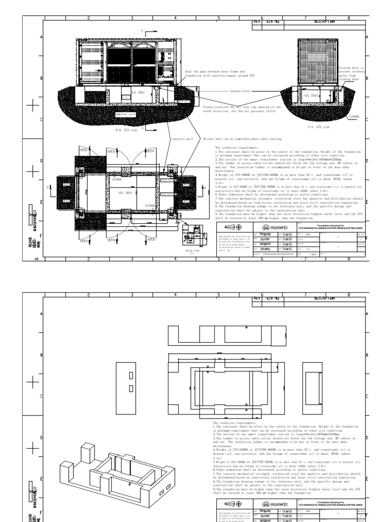A202 - Foundation Drawing For STS-6000K&STS-3000K&JUPITER-6000K&JUPITER ...