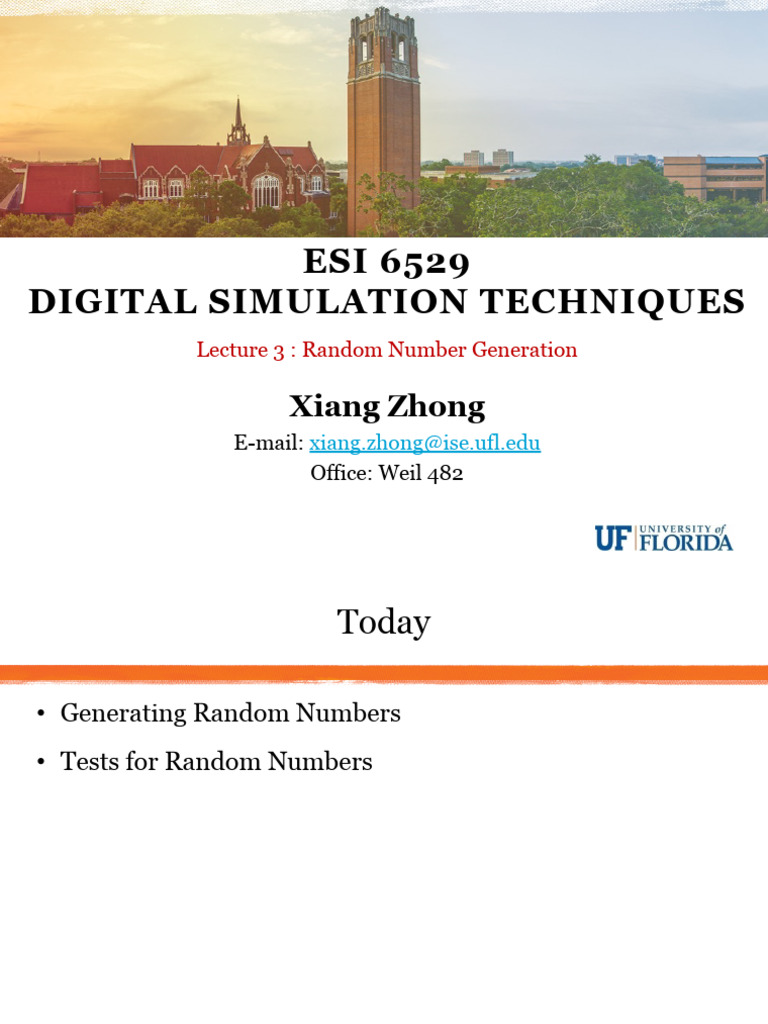 Lec03 Random Number Generation | PDF | Autocorrelation | Mathematics