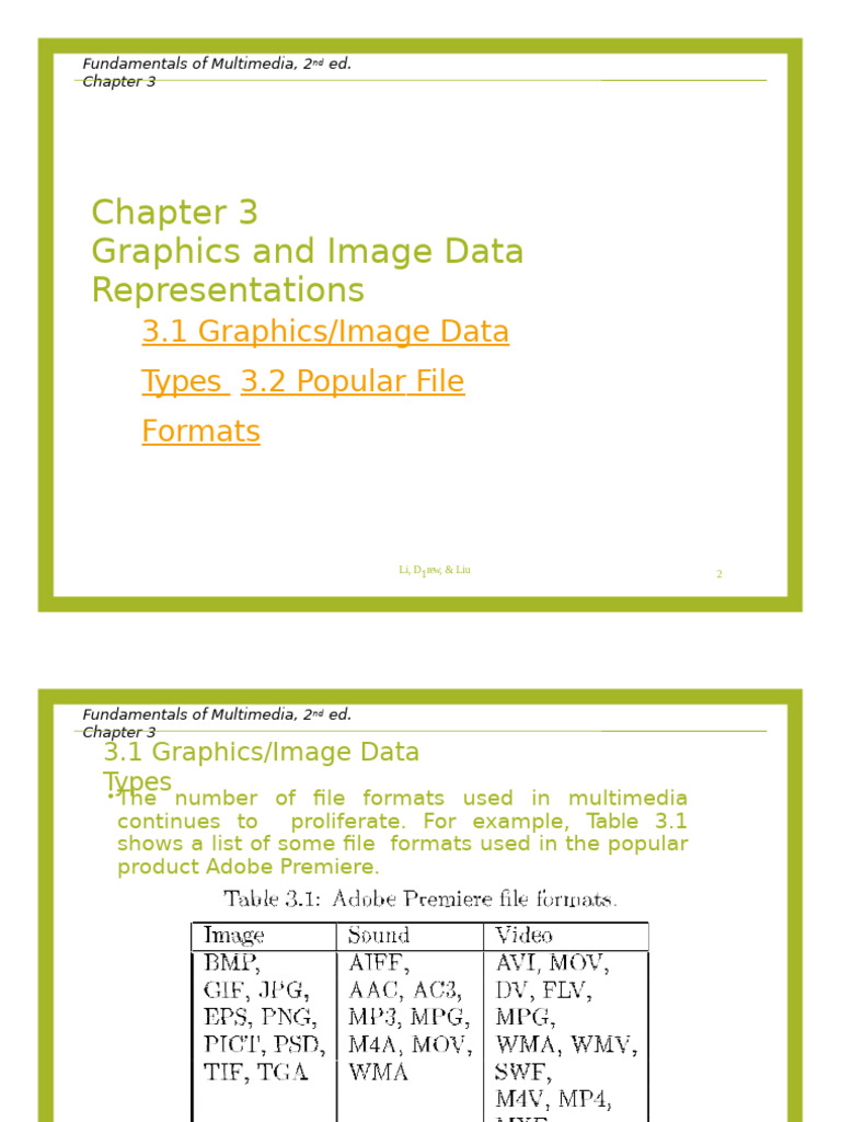 MMC UNIT 1 Part1 - Chapter 3 | PDF | Image Resolution | Rgb Color Model