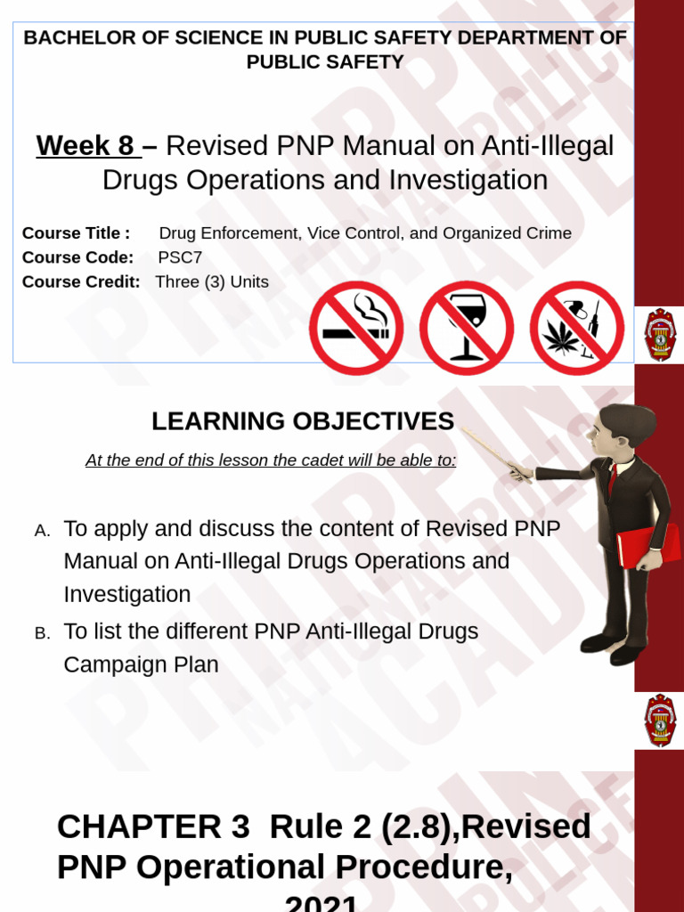PSC7 W8 - PNP Manual On Anti Illegal Drugs Operations and Investigation ...