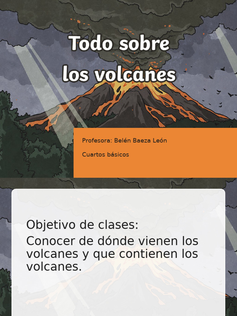 Volcanes | PDF | Volcán | Tipos de erupciones volcánicas
