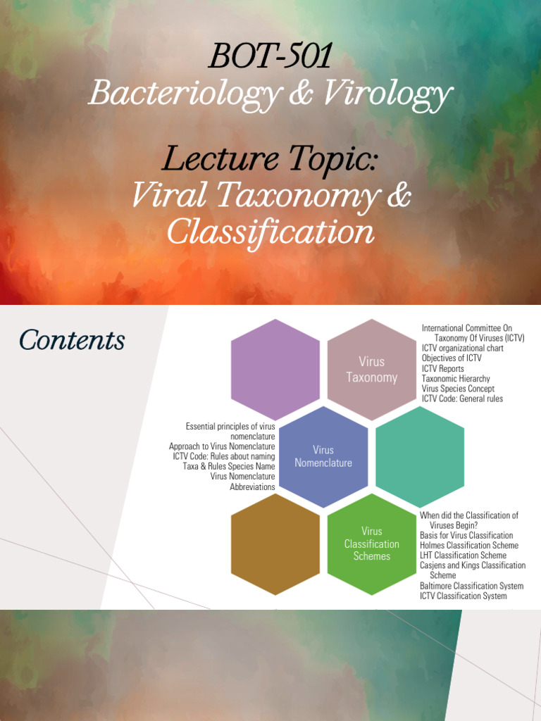 Classification of Viruses | PDF | Virus | Taxonomy (Biology)