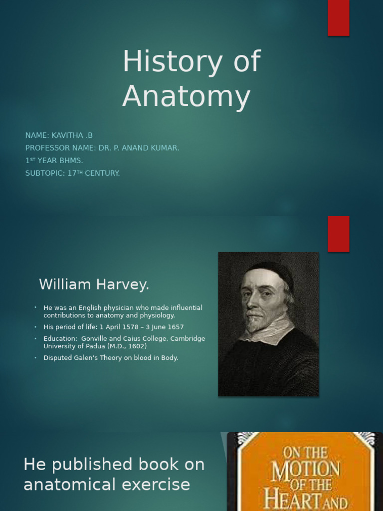 17th Century Anatomy Advances | PDF