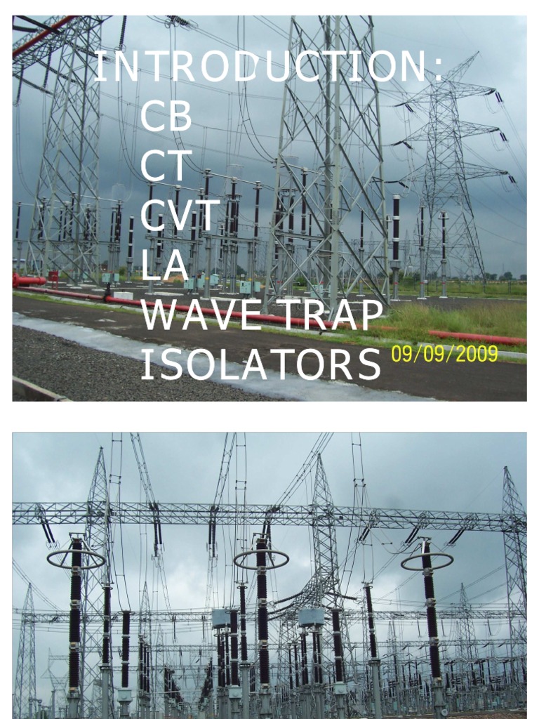 CVT Functions in Electrical Substations | PDF | Capacitor | Transformer
