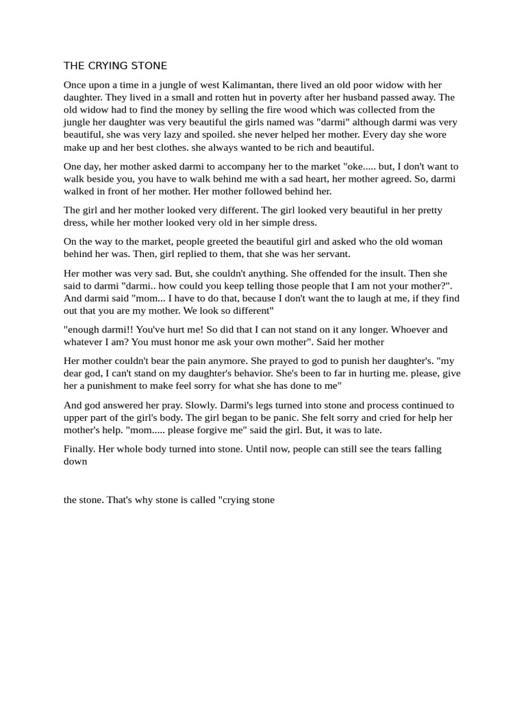 The Crying Stone | PDF