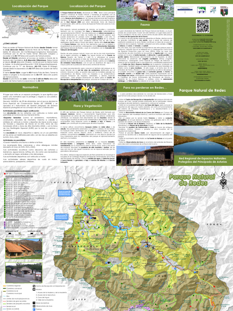 Plano Divulgativo Del Parque Natural de Redes | PDF