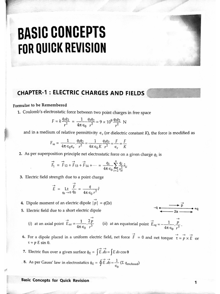 Part 1 Physics Formulas and Dig | PDF