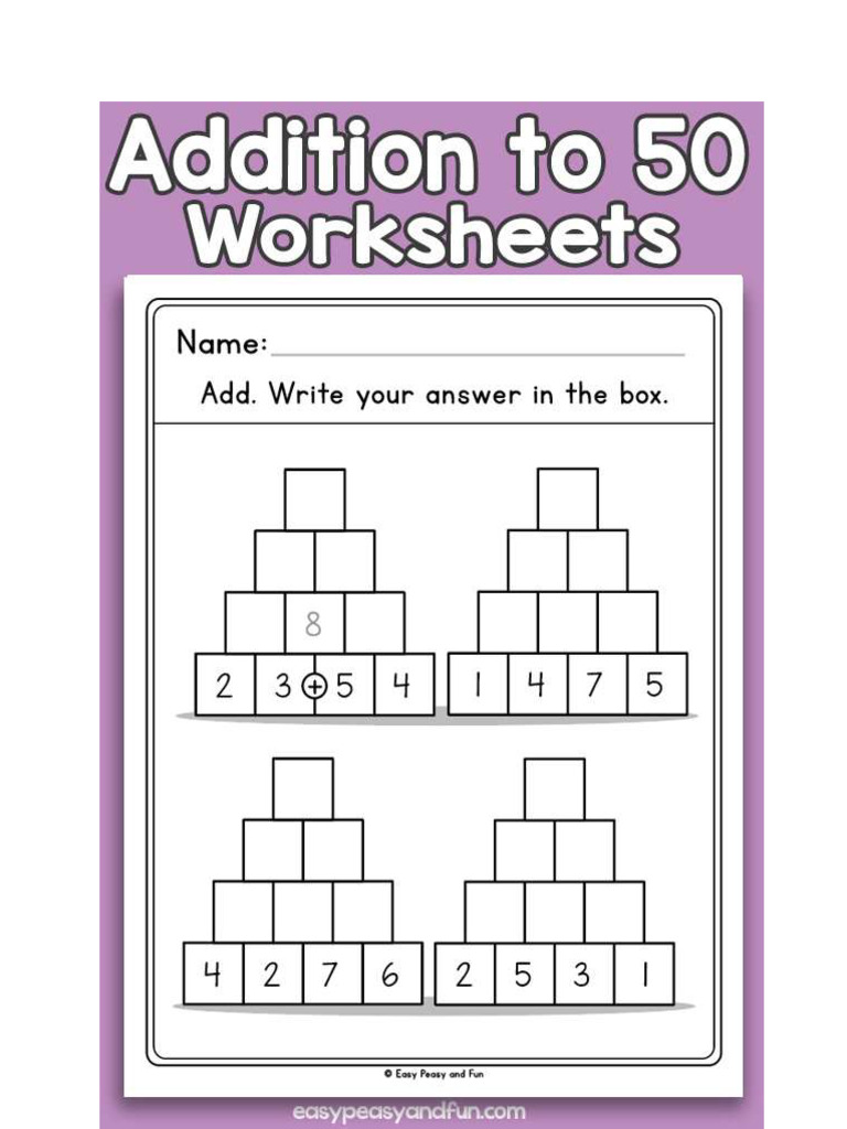Addition Pyramids | PDF