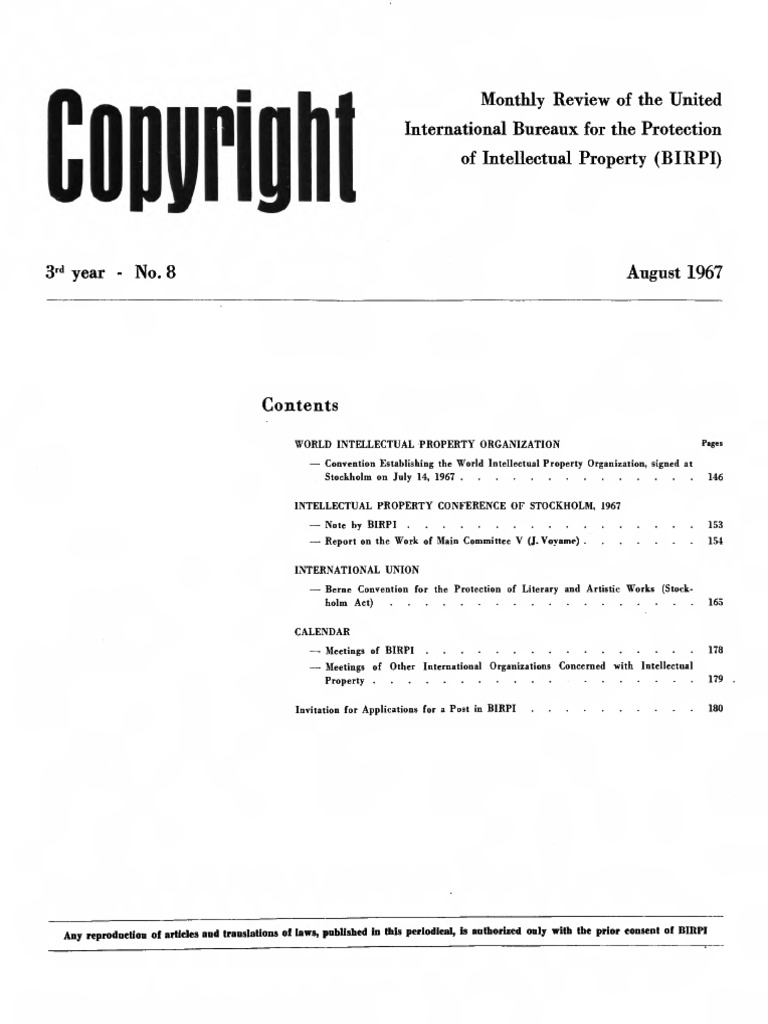 wipo_pub_120_1967_08 | PDF | Ratification | United Nations General Assembly