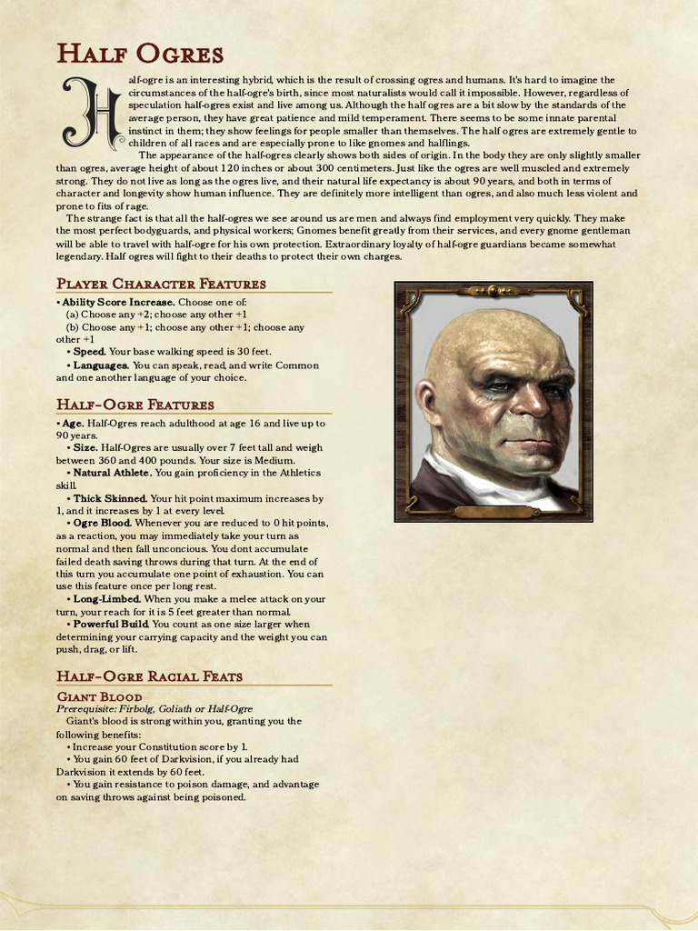 Half Ogres (Na Razie Zostawiam) | PDF
