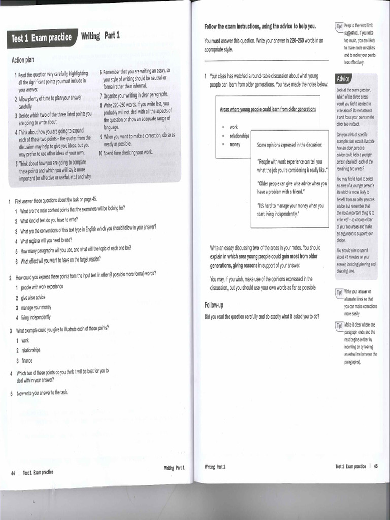 CAE Writing Pt1 - Older Generation FULL | PDF