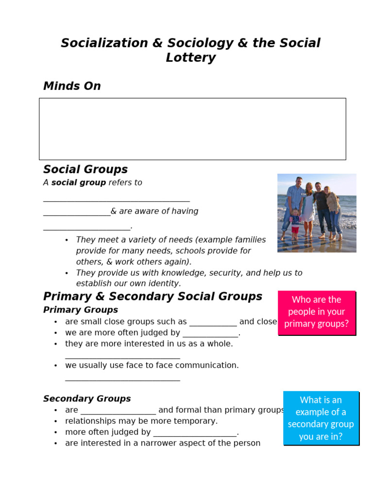 Understanding Social Groups and Socialization | PDF | Socialization ...