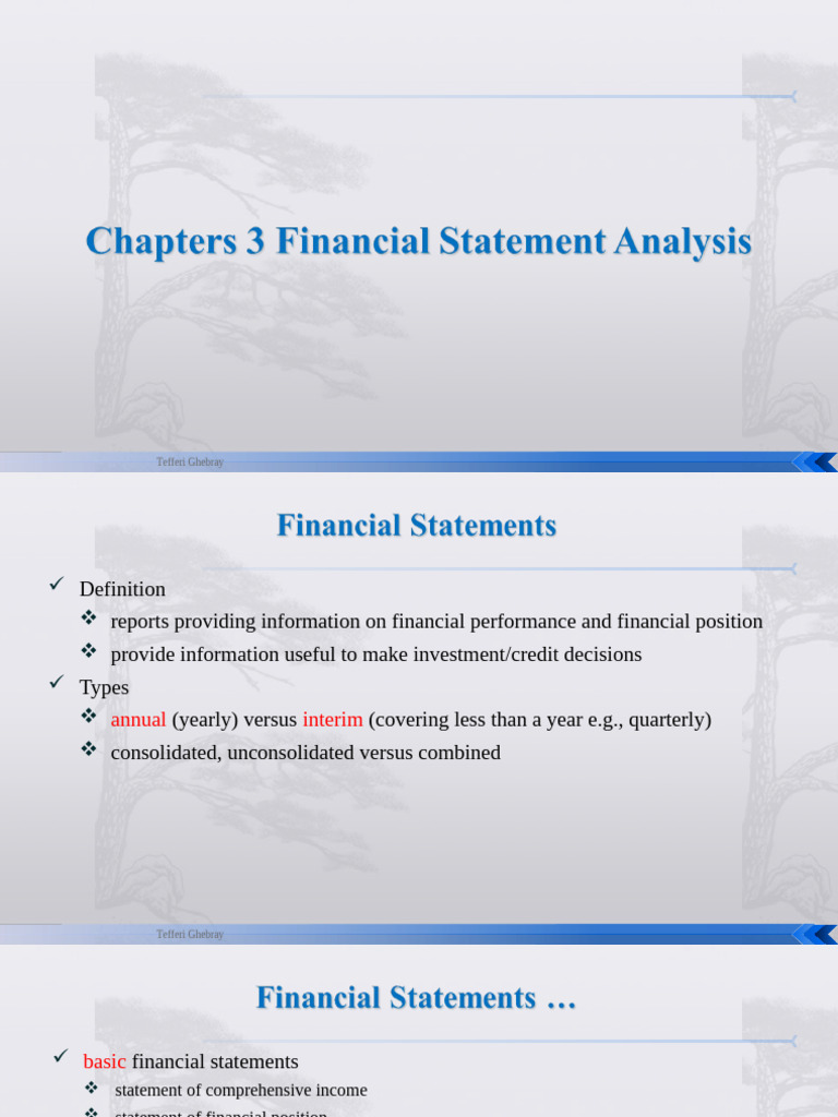 Financial Analysis & Decision-Making | PDF | Financial Statement ...